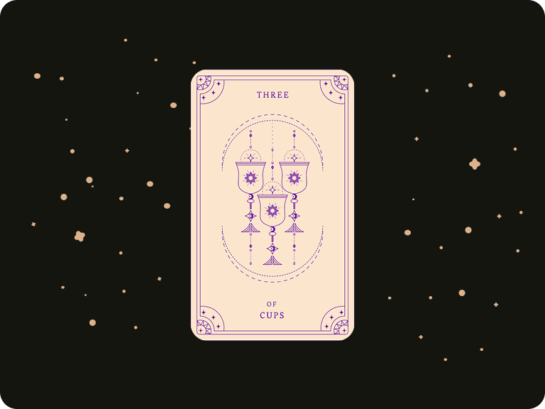 Three of Cups Tarot Card Meaning | Upright & Reversed | Ceerly